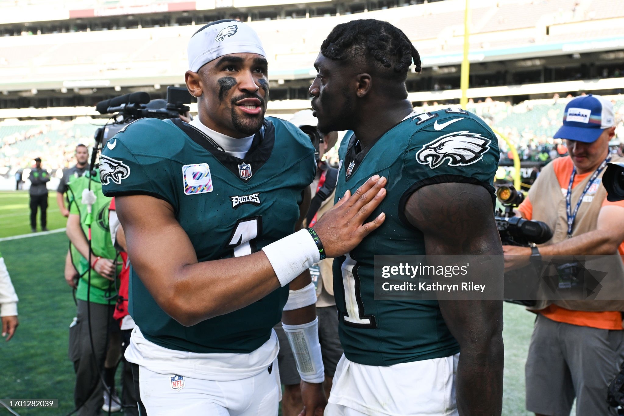 Video A.J. Brown Blames Jalen Hurts for Costly Misfire, While Hurts Accepts Responsibility and ...