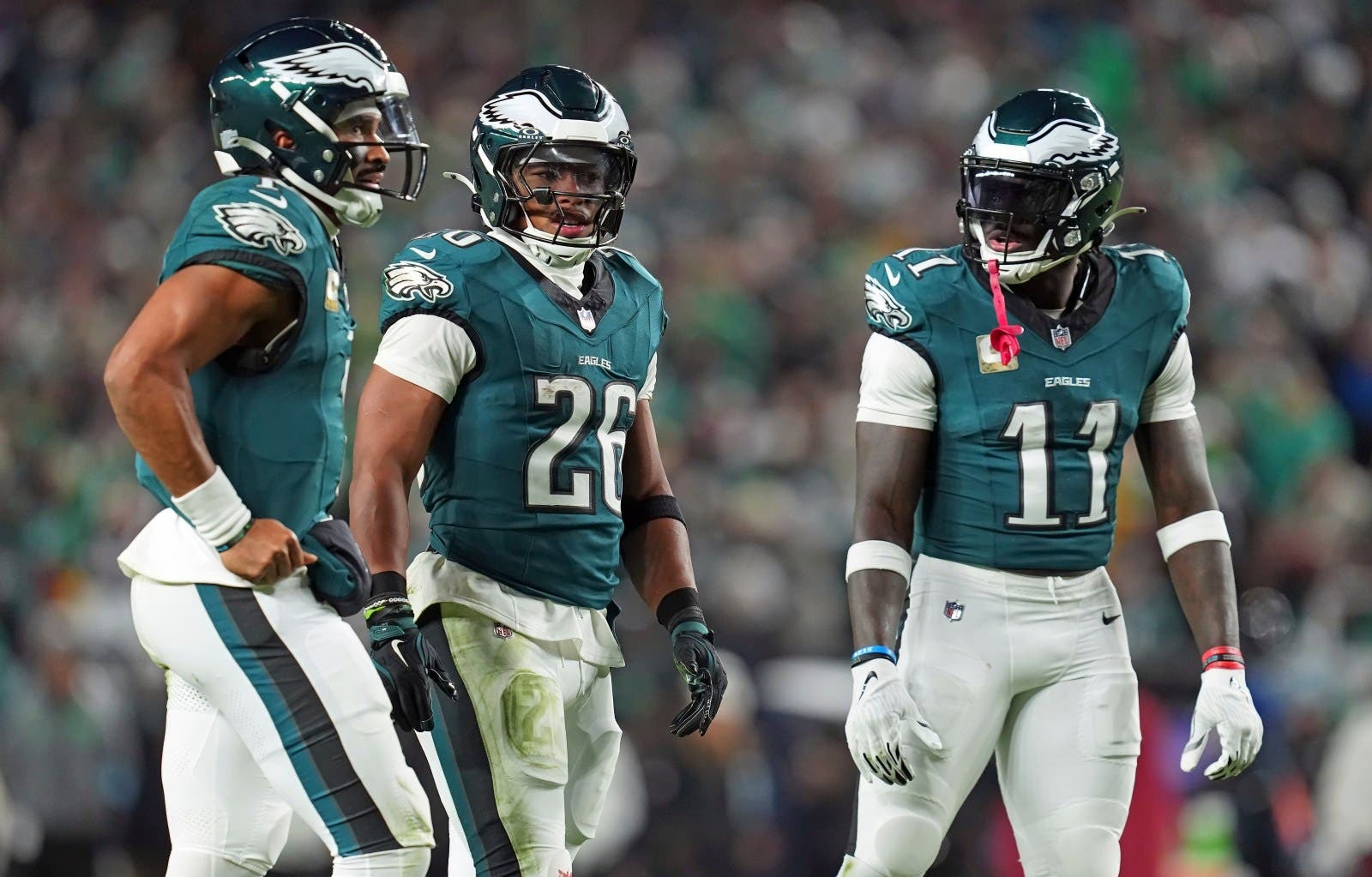 A.J. Brown Breaks Silence on Rumored “Team Meeting” With Jalen Hurts ...