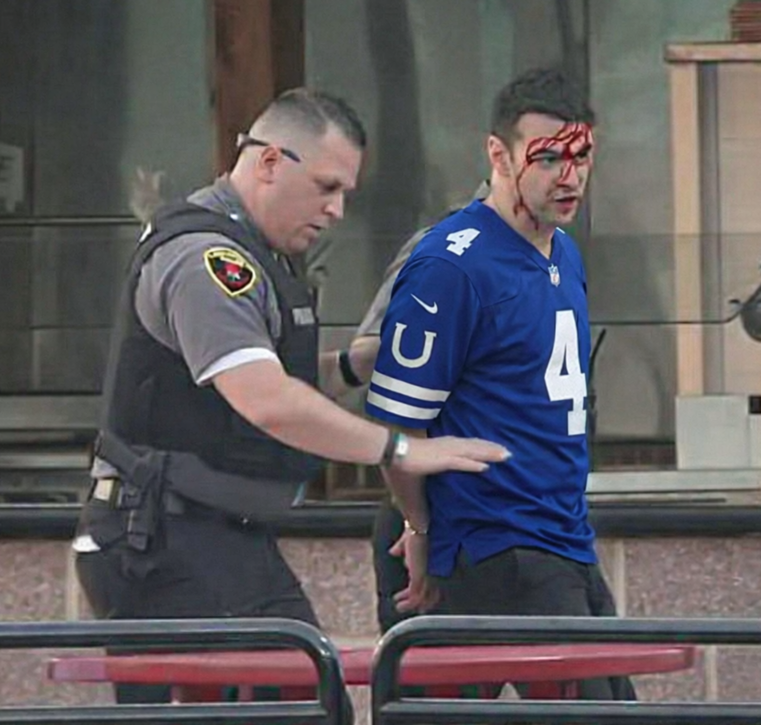 A Colts Fan Was Involved in an Altercation and Escorted Out of NRG ...