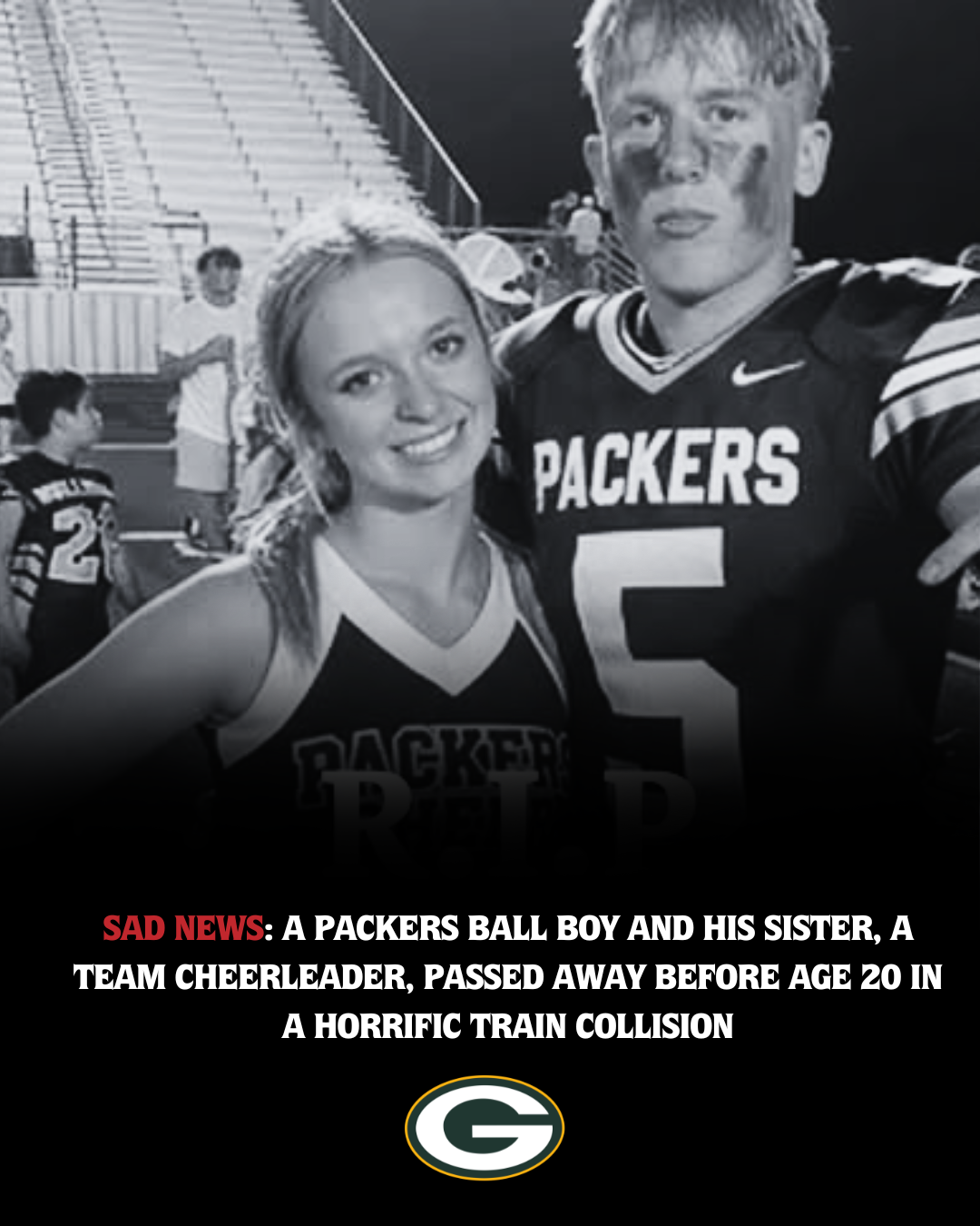 A Packers Ball Boy and His Sister, a Team Cheerleader, Passed Away ...