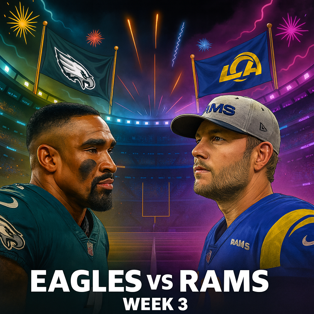 How to Watch Eagles vs. Rams in Week 3: TV, Streaming, Kickoff Info