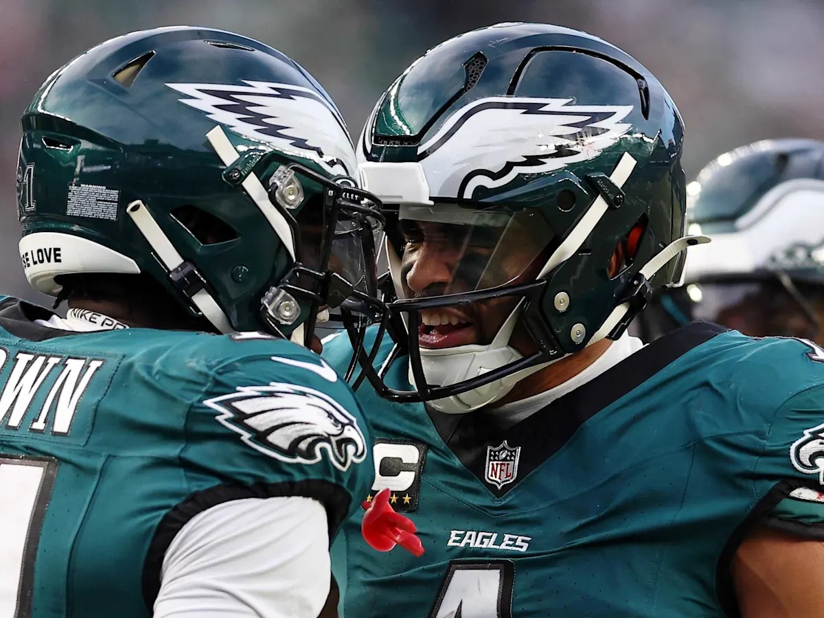 VIDEO: Eagles Locker Room Explodes as Jalen Hurts Gets Cursed Out by A.J. Brown After Offensive ...