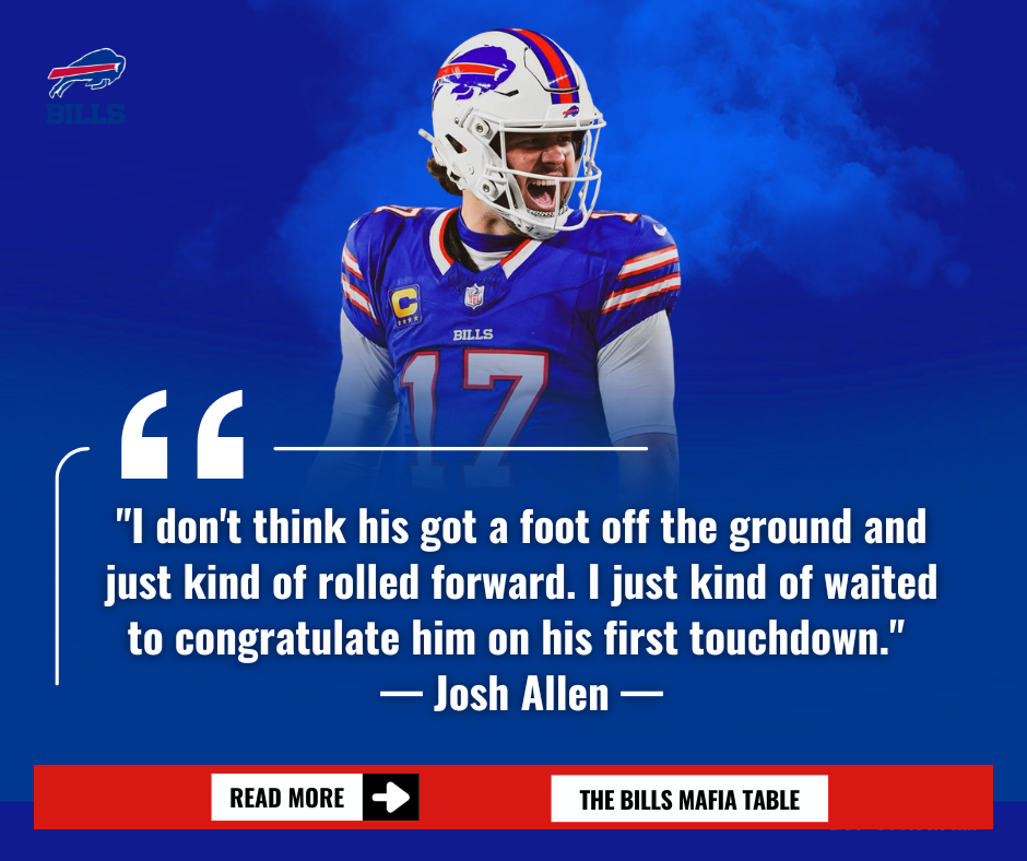 JOSH ALLEN ROASTS BILLS ROOKIE: COLEMAN'S 'TERRIBLE SPIKE' IS ALREADY ...