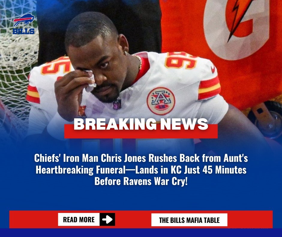 Chiefs’ Grief-Stricken Titan Chris Jones Defies Odds, Returns from Aunt’s Funeral for Ravens ...