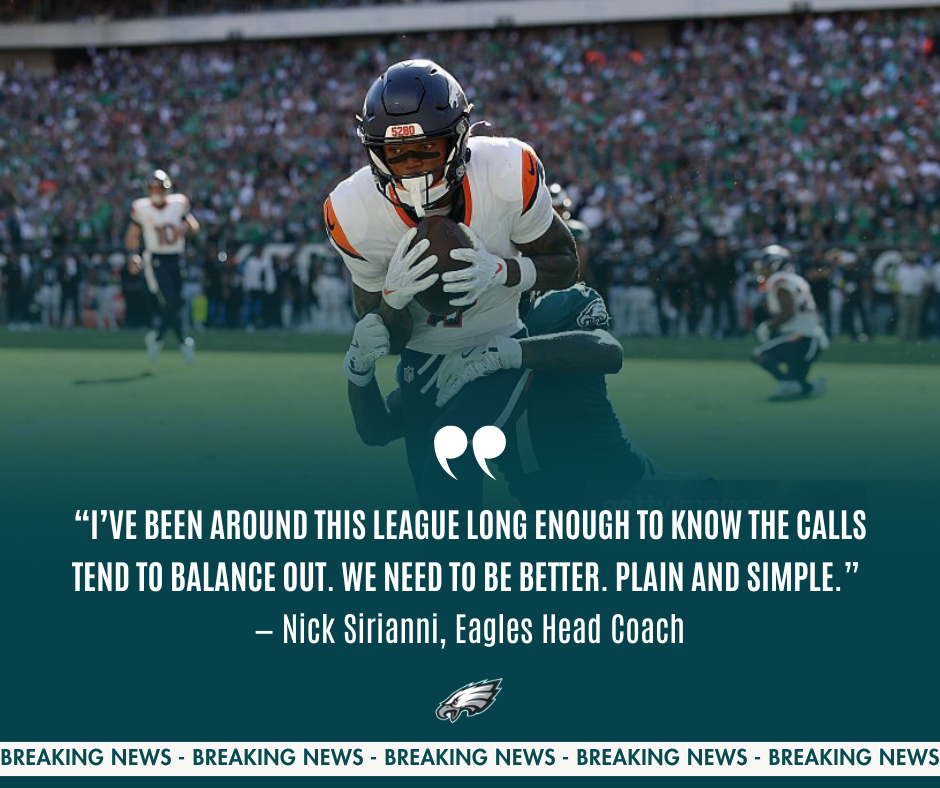 Eagles Respond After Ref Makes Bold Statement On Controversial Loss Calls