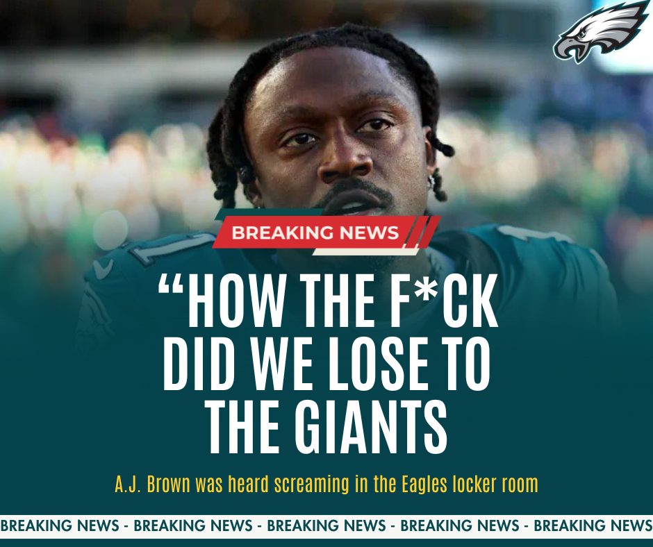 LOCKER ROOM EXPLODES: A.J. BROWN'S F-BOMB AFTER SHOCKING GIANTS LOSS!