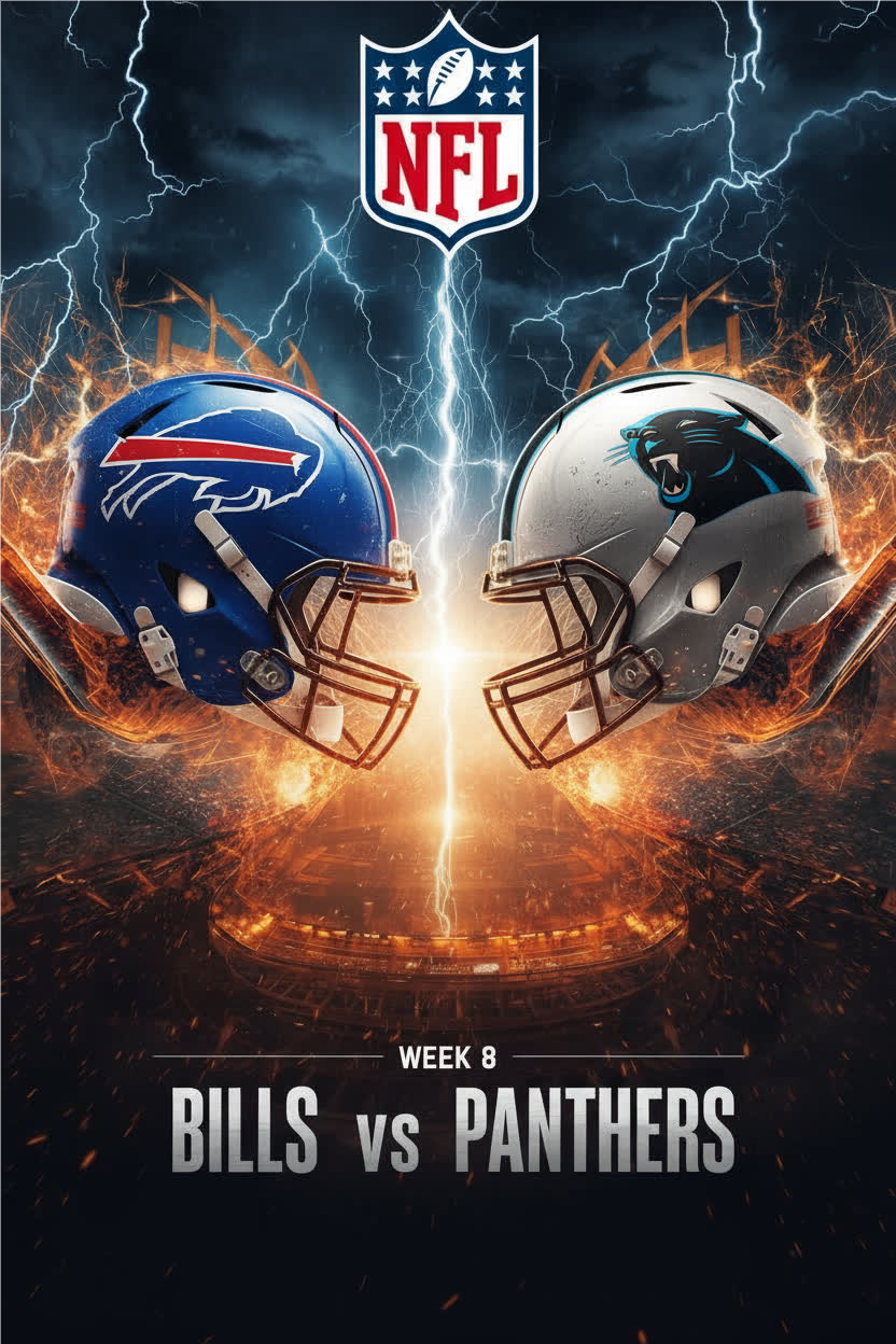 Game Information for Week 8: Buffalo Bills Vs. Carolina Panthers (2025 ...