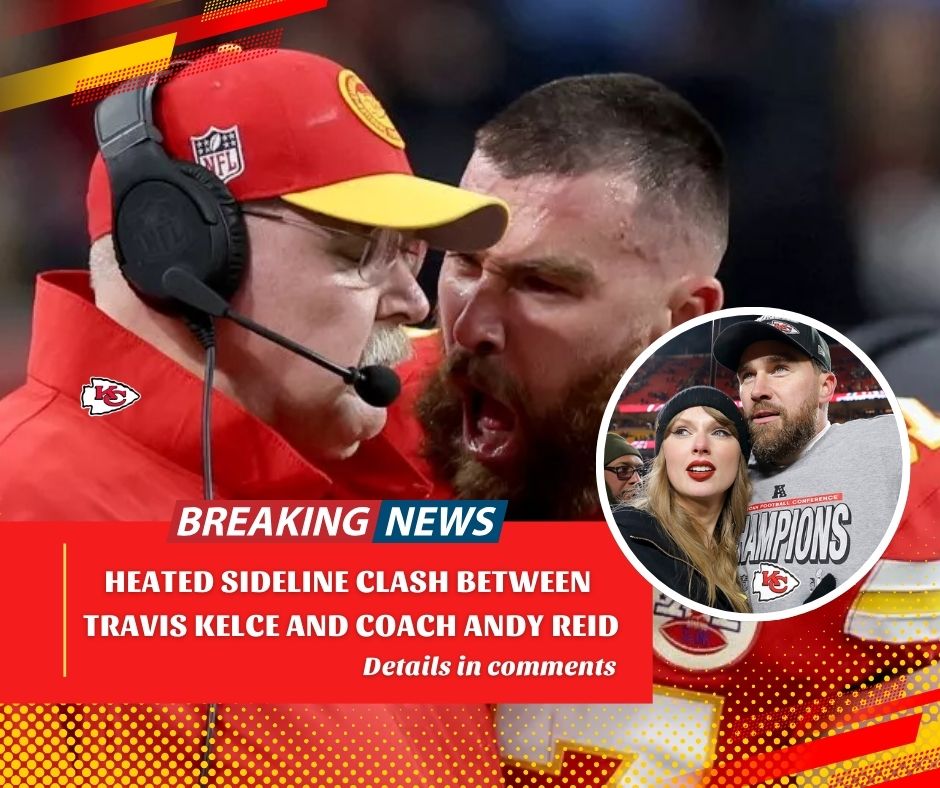 Chiefs’ Sideline Drama: Travis Kelce and Andy Reid Clash During Giants Game